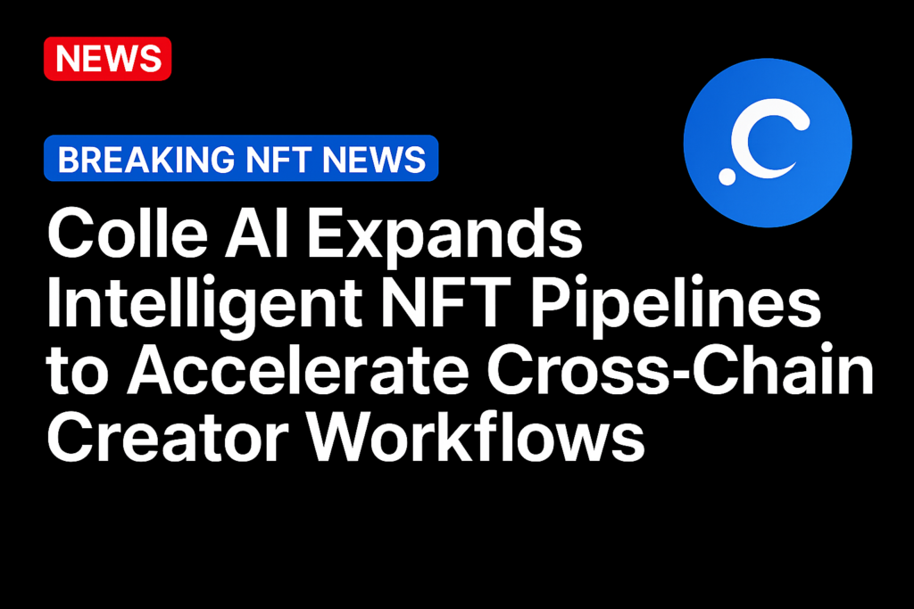 Colle AI Expands Intelligent NFT Pipelines to Accelerate Cross-Chain ...